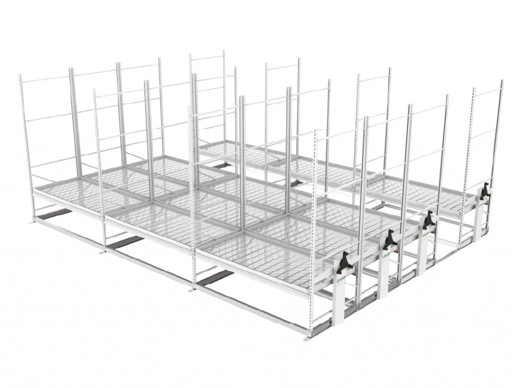 Pipp Premium Rolling Benches – QuickGrow Systems Ltd.